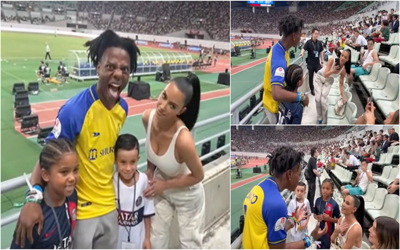 Speed tenta convencer Kim Kardashian e o filho a admirar mais Ronaldo ...