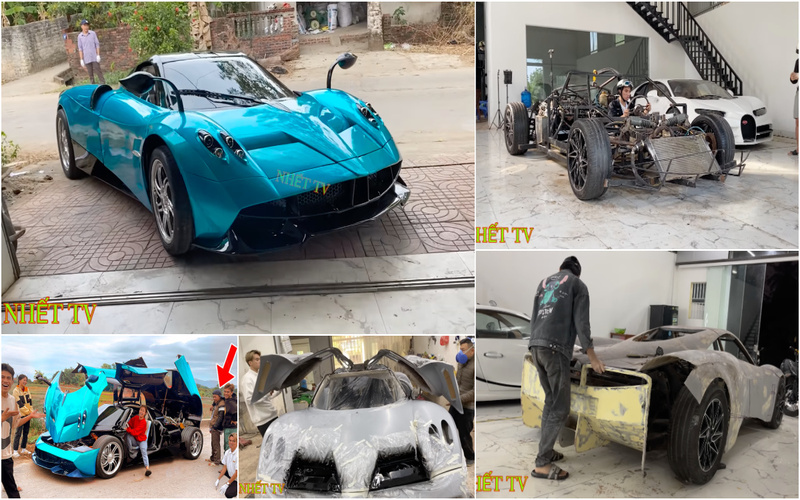 Réplica do Pagani Huayra foi criada numa oficina caseira durante 500 ...