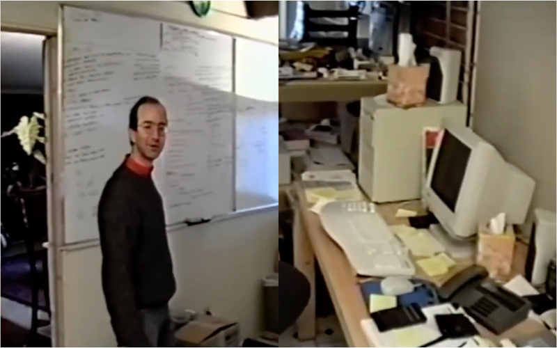 Como era o primeiro escritório da Amazon na garagem de Jeff Bezos ...