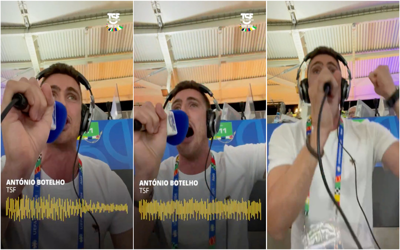 Emoção Radiante: António Botelho da TSF no jogo épico de Portugal no ...