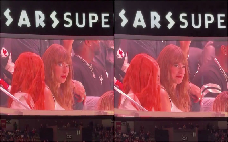 Taylor Swift vaiada na Super Bowl ao surgir nos ecrãs do estádio ...